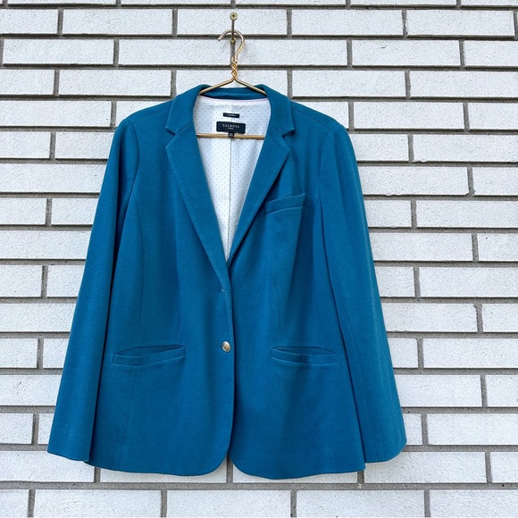Talbots | Jackets & Coats | Talbots Woman Aberdeen Knit Blazer Dark ...